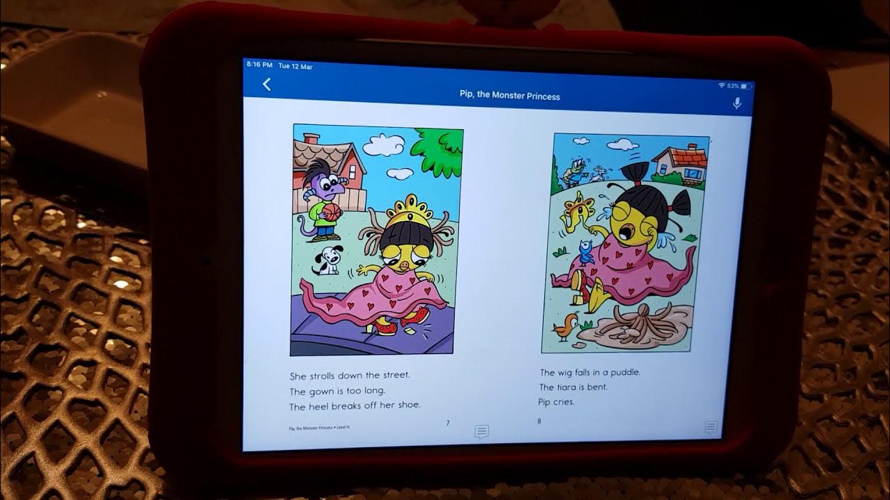 Jane reading the book "Pip, the Monster Princess" - YouTube