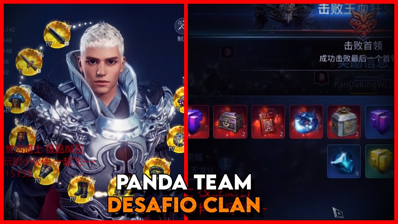 PANDA TEAM FAZENDO ULTIMO DESAFIO DO CLAN EM 8 MINUTOS - MIR4 - YouTube
