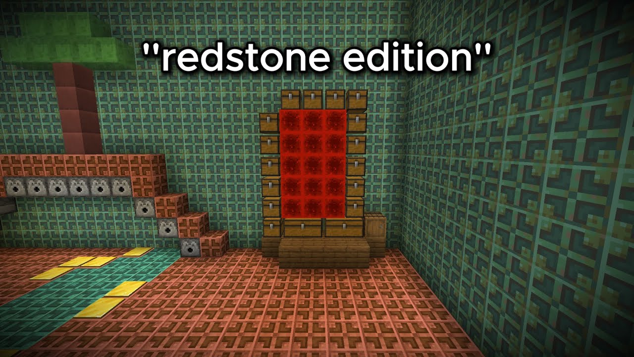 Minecraft Redstone Edition Speedrun New World Record - YouTube