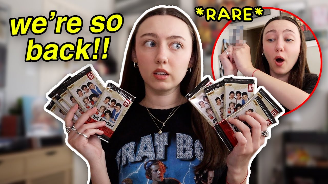 COMPLETING MY ONE DIRECTION TRADING CARD COLLECTION! (part one?) - YouTube