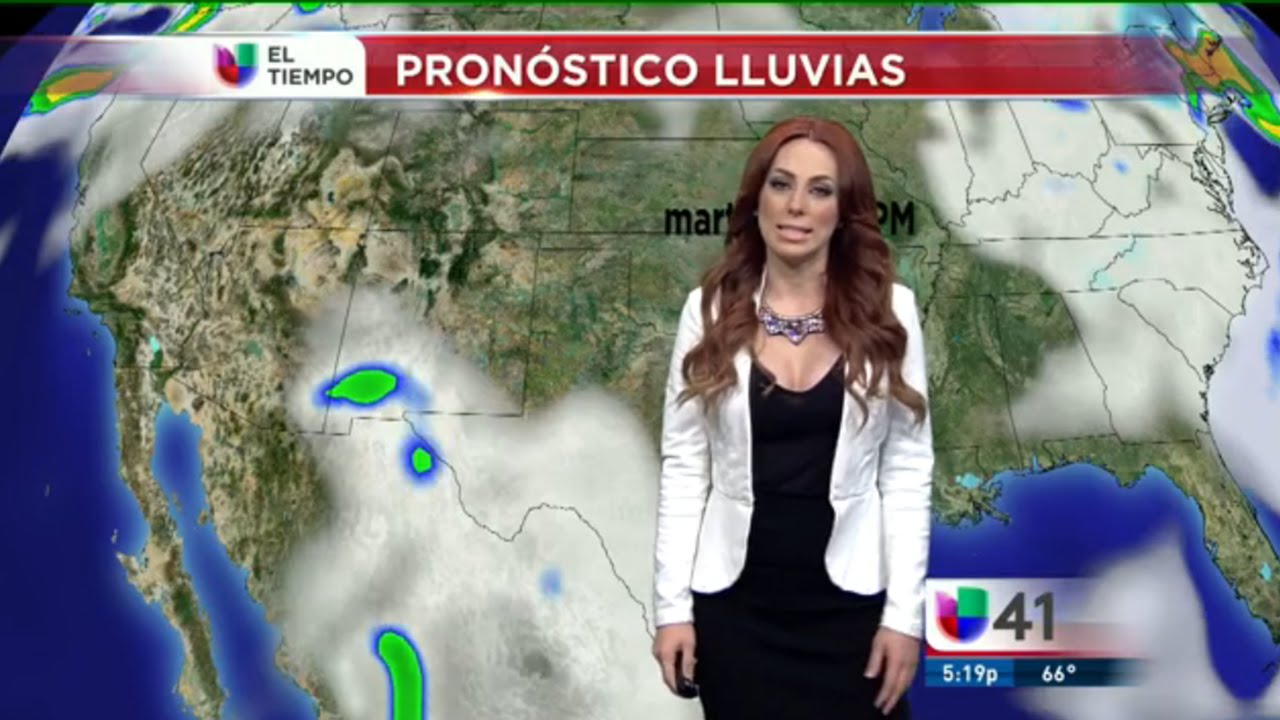 Prissila Sánchez - clima 9/12/2014 Univision San Antonio Texas HD - YouTube