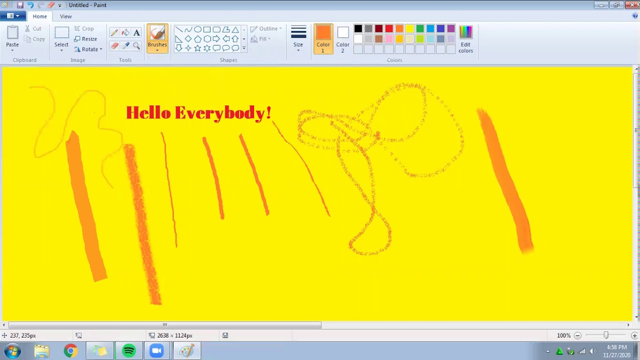 ms paint part 2 - YouTube