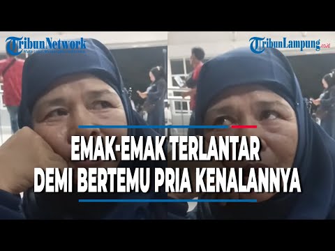 Viral Emak-emak Terlantar di Bandara demi Bertemu Pria yang Dikenal dari TikTok