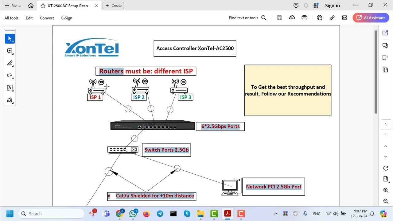 12- Multiple ISP routers setup recommendations in XT 2500AC - YouTube