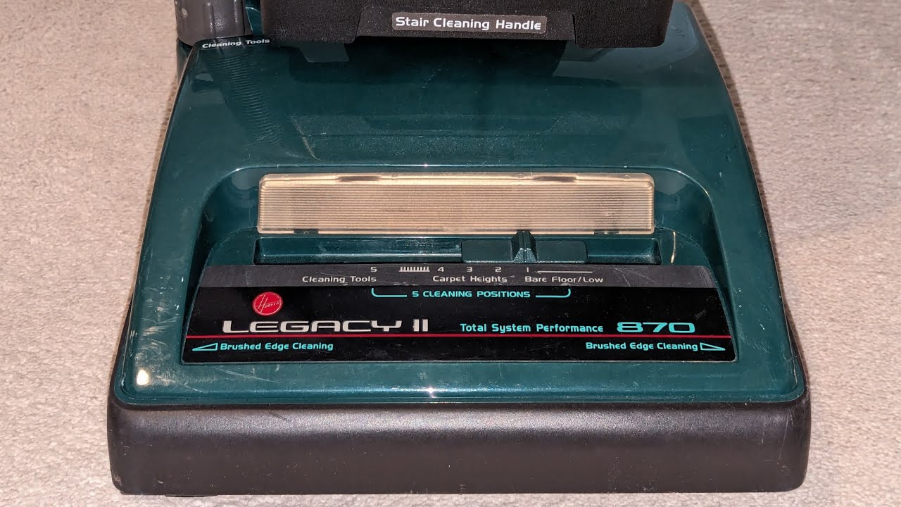 1993 Hoover Legacy II 870 U5099-920 - YouTube