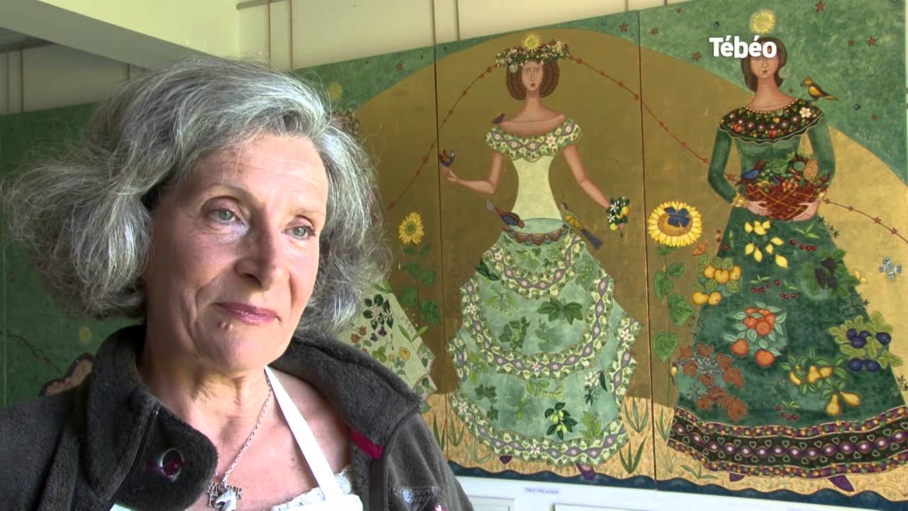 Landunvez - Anne Vial, artiste peintre iconographe - YouTube