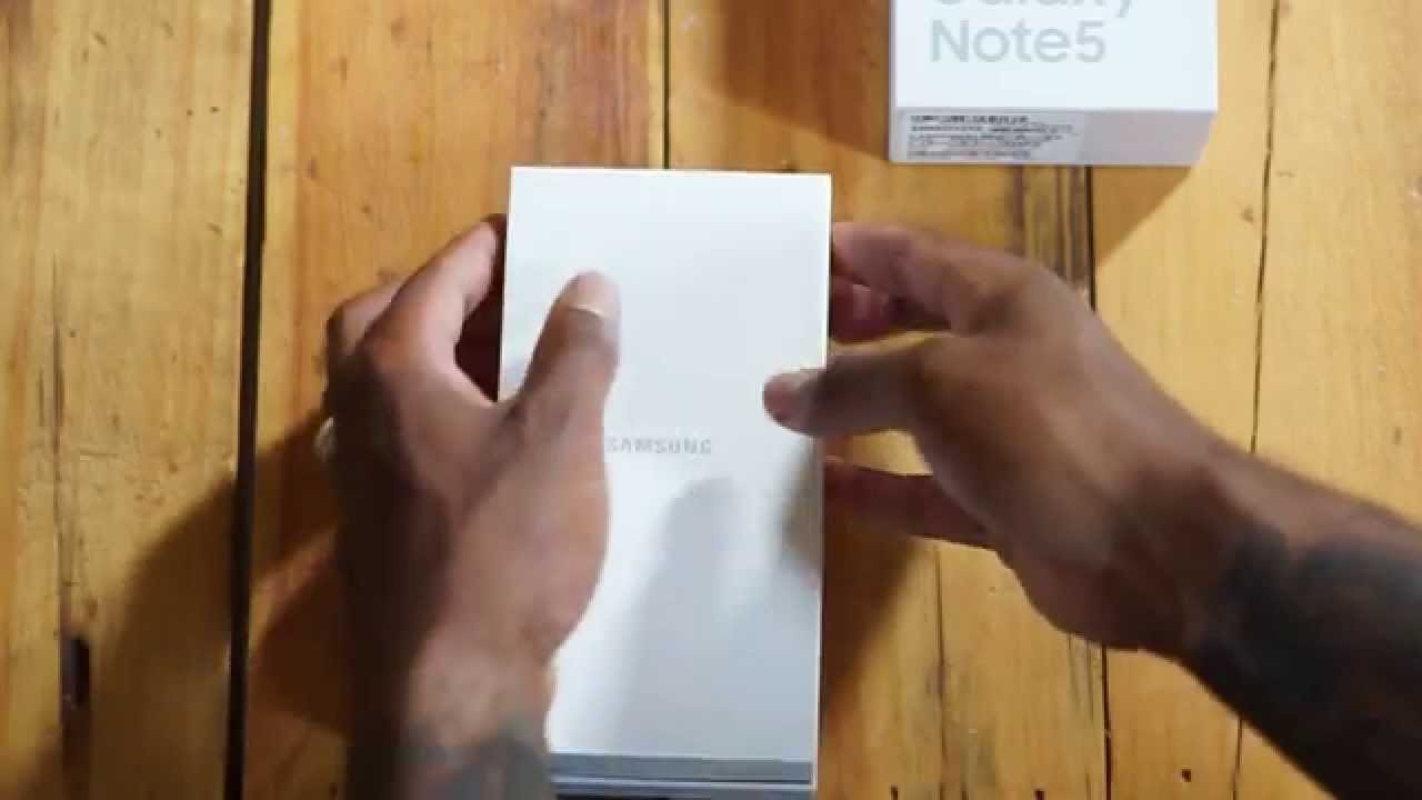 Galaxy Note 5 Unboxing and First Impressions - YouTube