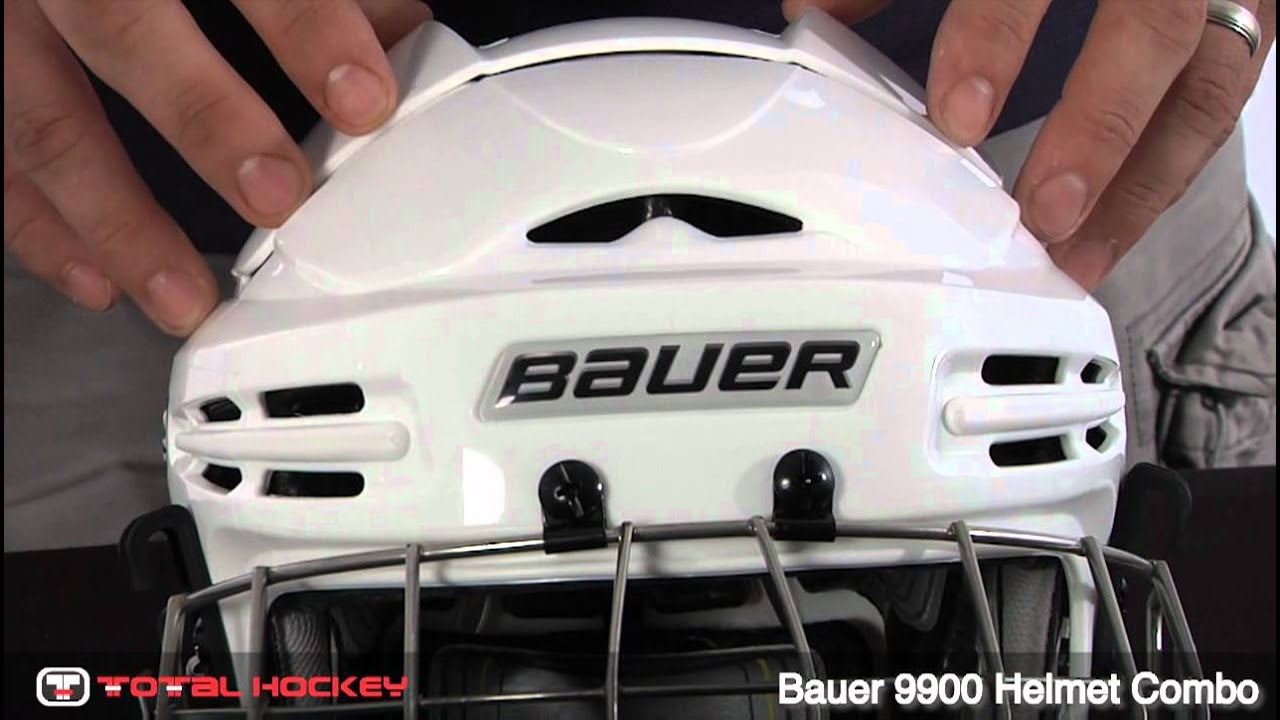 Bauer 9900 Helmet Combo - YouTube