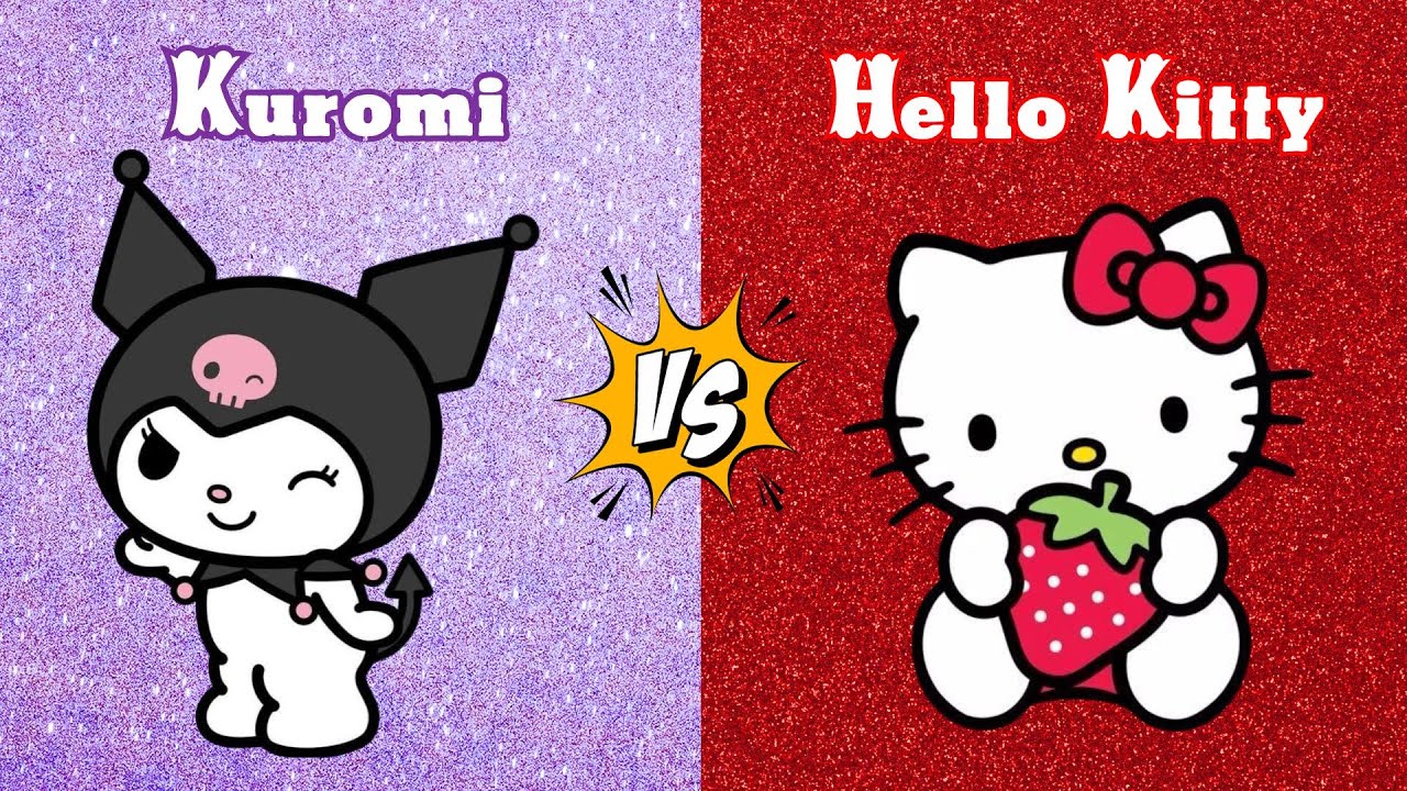 Kuromi vs Hello Kitty Showdown | MQ Drawings and Fun - YouTube