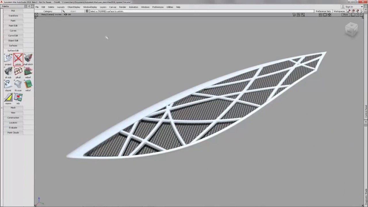 Autodesk Alias - Modeling enhancements - YouTube