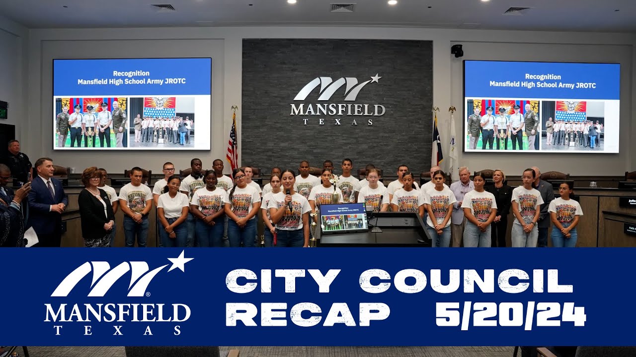 Mansfield City Council Recap | May 20 2024 - YouTube