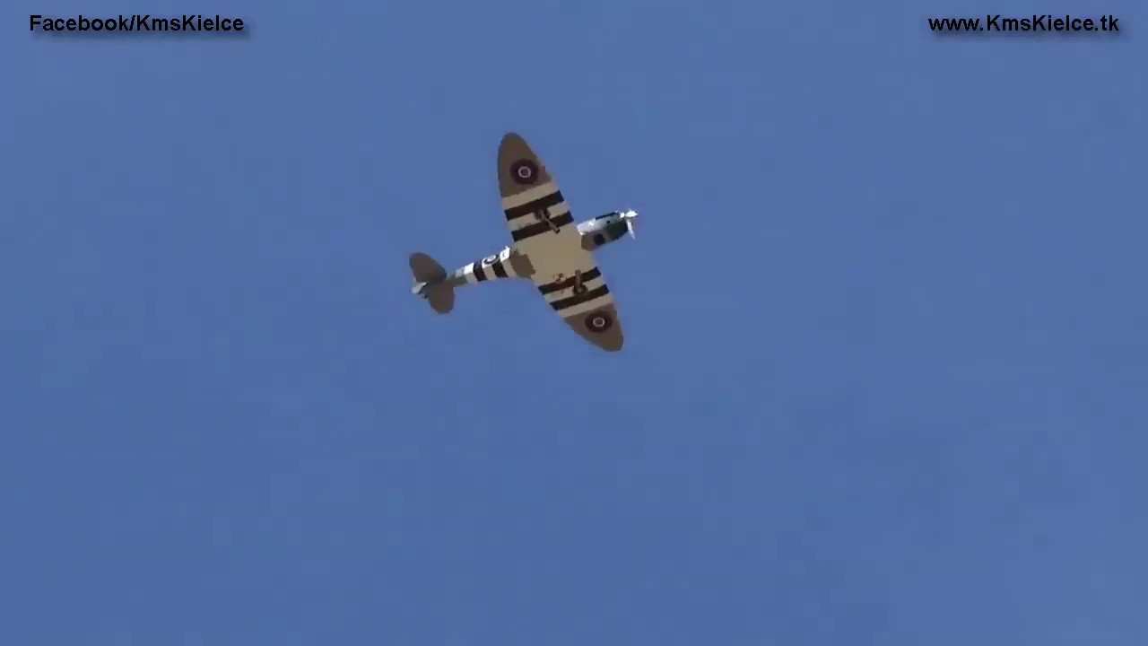 Giant CYModel RC Spitfire 280cm and 100cc inline engine - YouTube