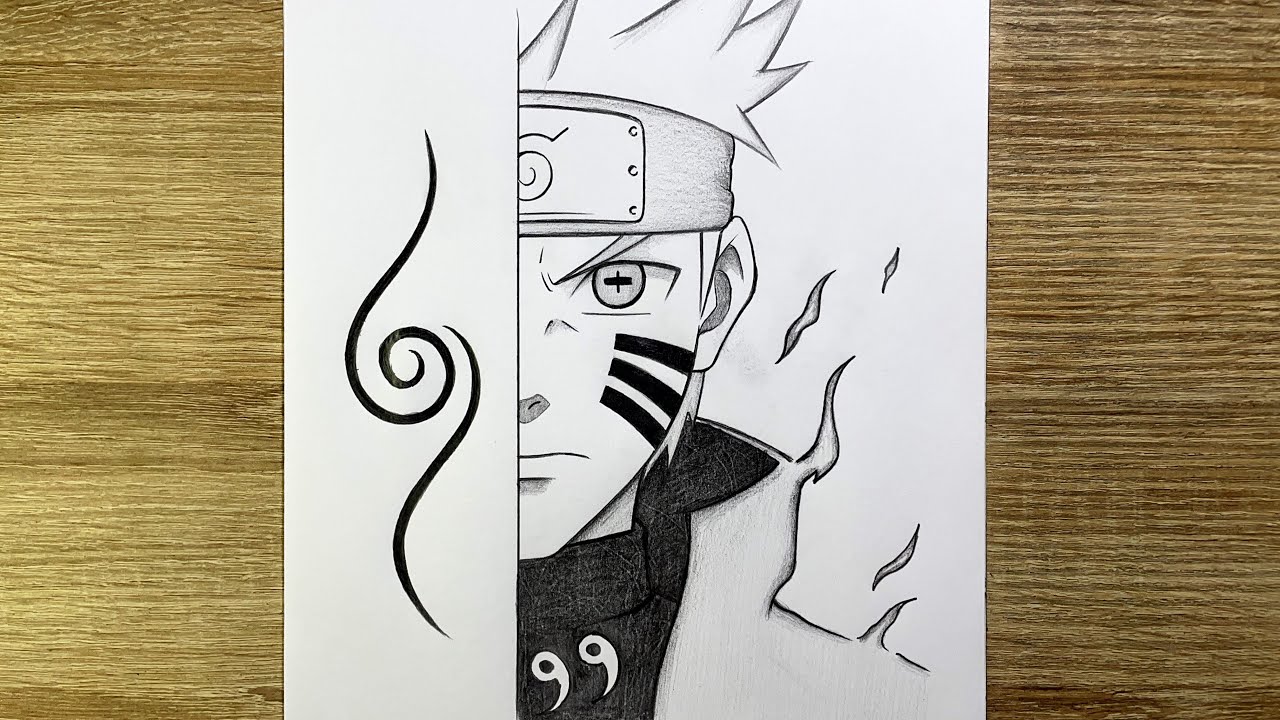 Comment dessiner Naruto en mode Six Paths Sage — tutoriel facile étape ...