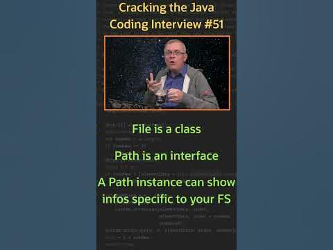 What is the difference between File and Path? - Cracking the Java Coding Interview - YouTube