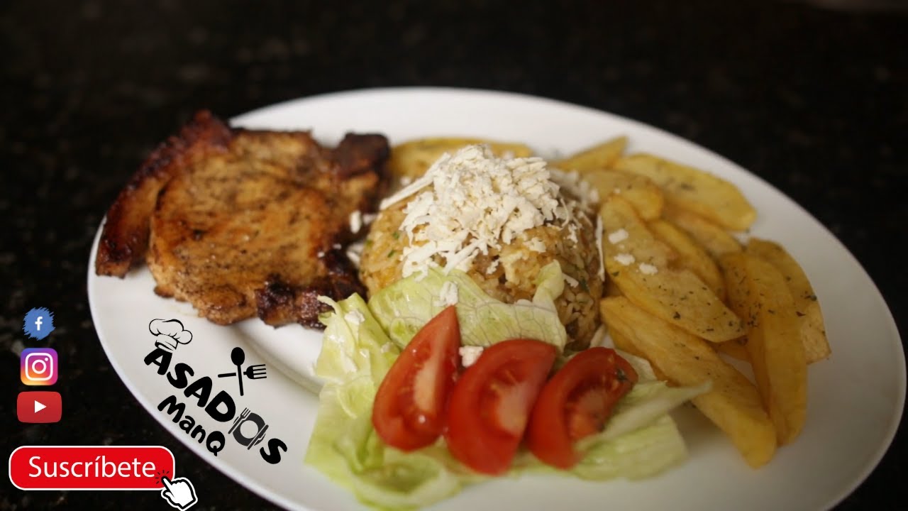 COMO HACER UN DELICIOSO ARROZ MORO ECUATORIANO (ASADOS MANQ) - YouTube