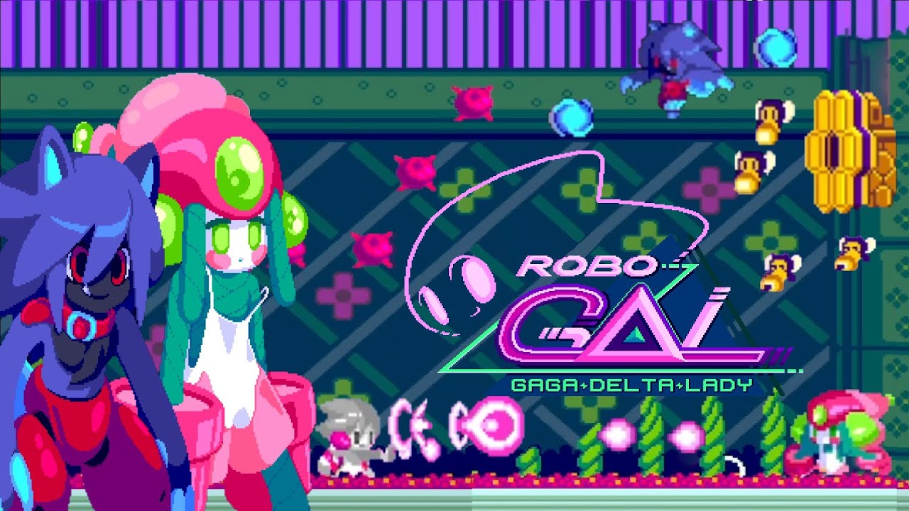 RoboGAL Demo Gameplay (0-Death) / Cute 2D Side Scrolling Shooter like ...