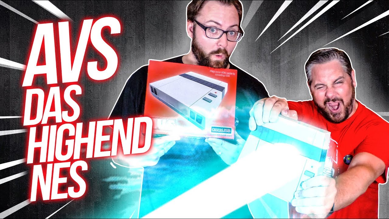 NINTENDO AVS | Spielt ALLE NES und FAMICOM Spiele | retrousb - YouTube