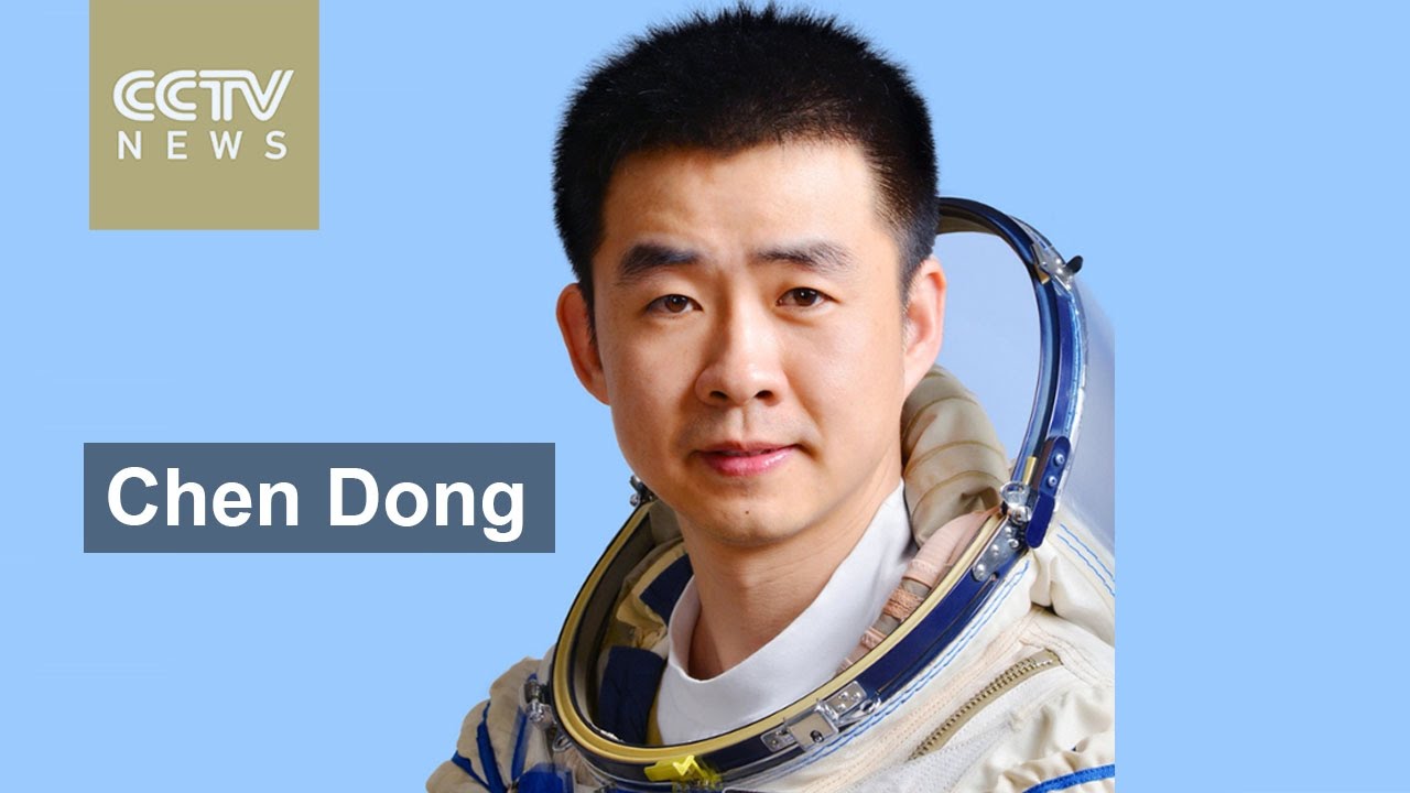 Chen Dong, one of two astronauts flying the Shenzhou-11 spacecraft ...