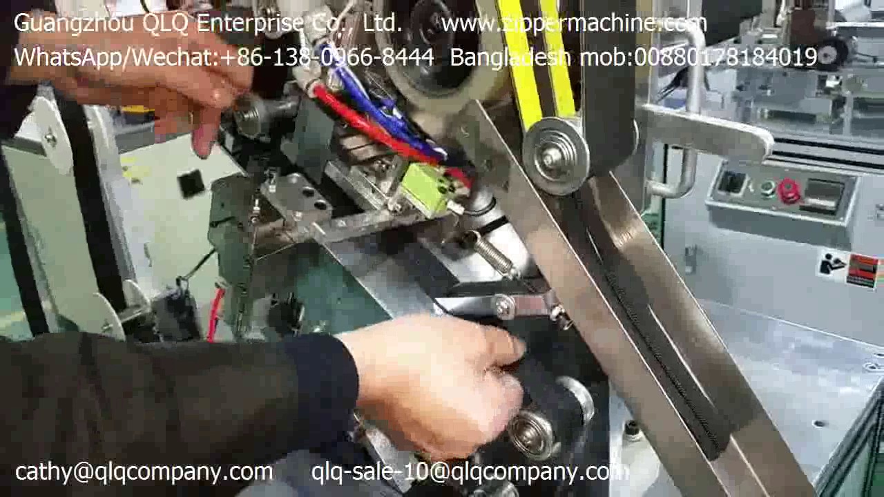 Nylon Zipper Slider Mounting Machine QLQ-SMM #Finished_zipper_machine # ...