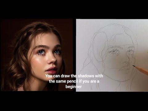 How to Draw a Girl's Face: Loomis Method for Beginners Tutorial - YouTube