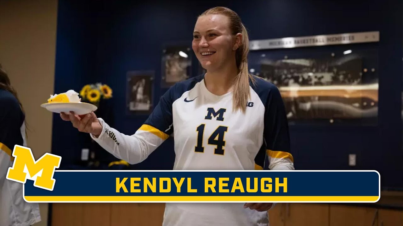 Senior Highlight: OH Kendyl Reaugh | Michigan Volleyball - YouTube