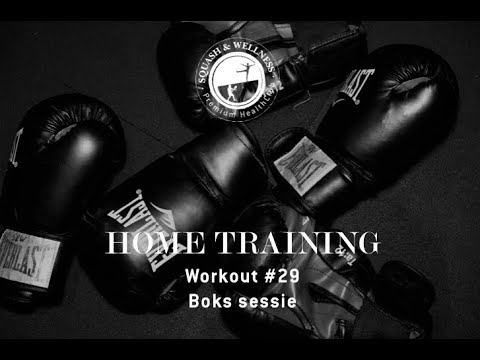 HOME TRAININGEN WORKOUT# 29 - Bokstraining - YouTube