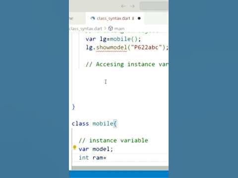 How to Accessing instance variable using class name - YouTube