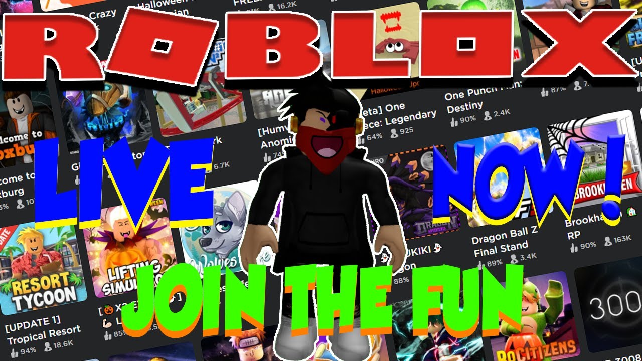 🔴ROBLOX LIVE STREAM!!! | COME JOIN THE FUN!!🔴 - YouTube