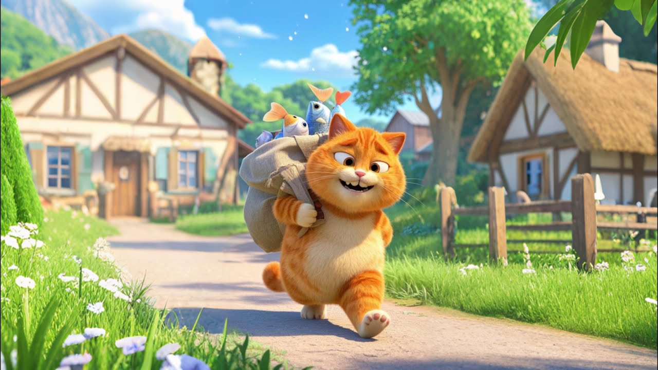 Can the orange cat eat chicken? - YouTube