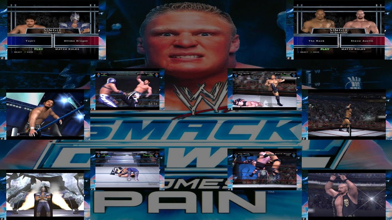 WWF Here Comes The Pain Yoshihiro Tajiri vs Ultimo Dragon & The Rock Vs ...