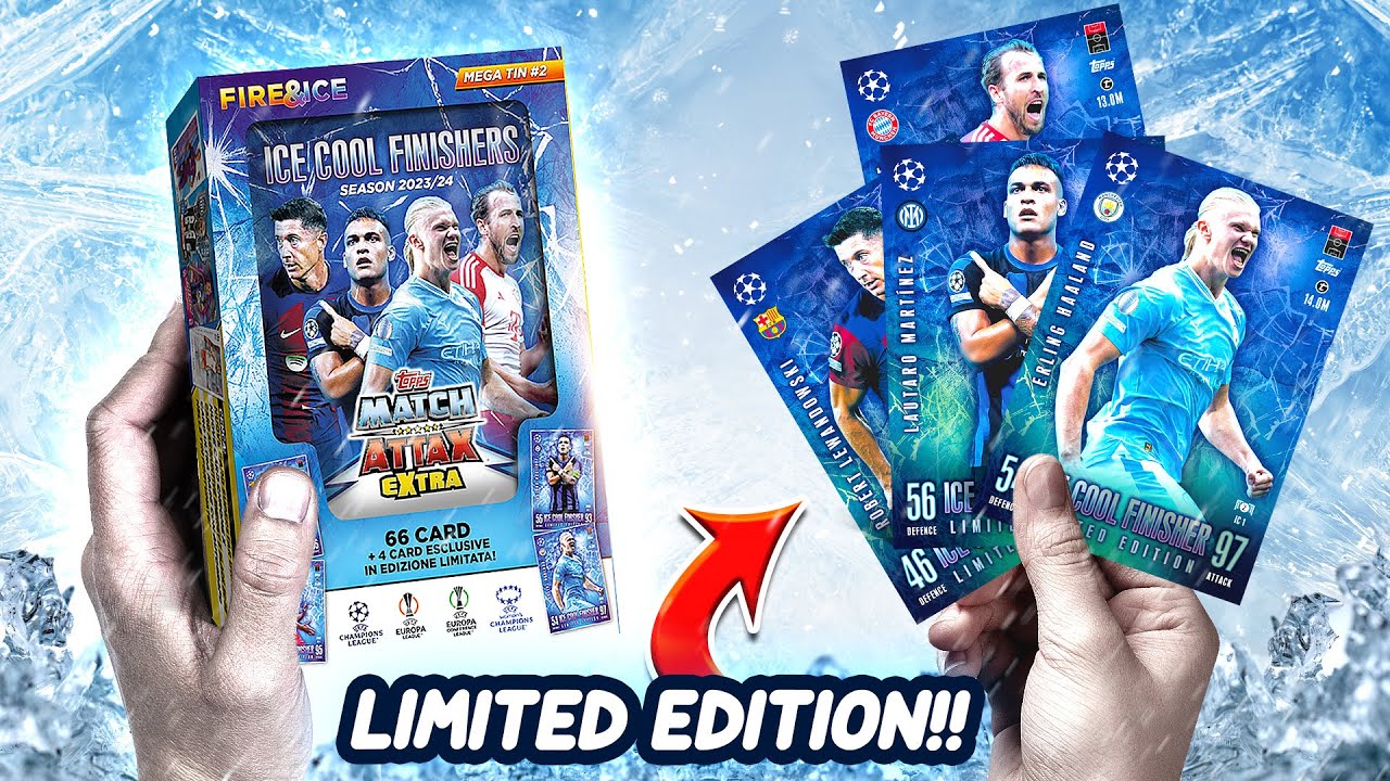 Mind-Blowing Match Attax Extra 2024 MEGA TIN Unboxing!! [ Ice Cool ...