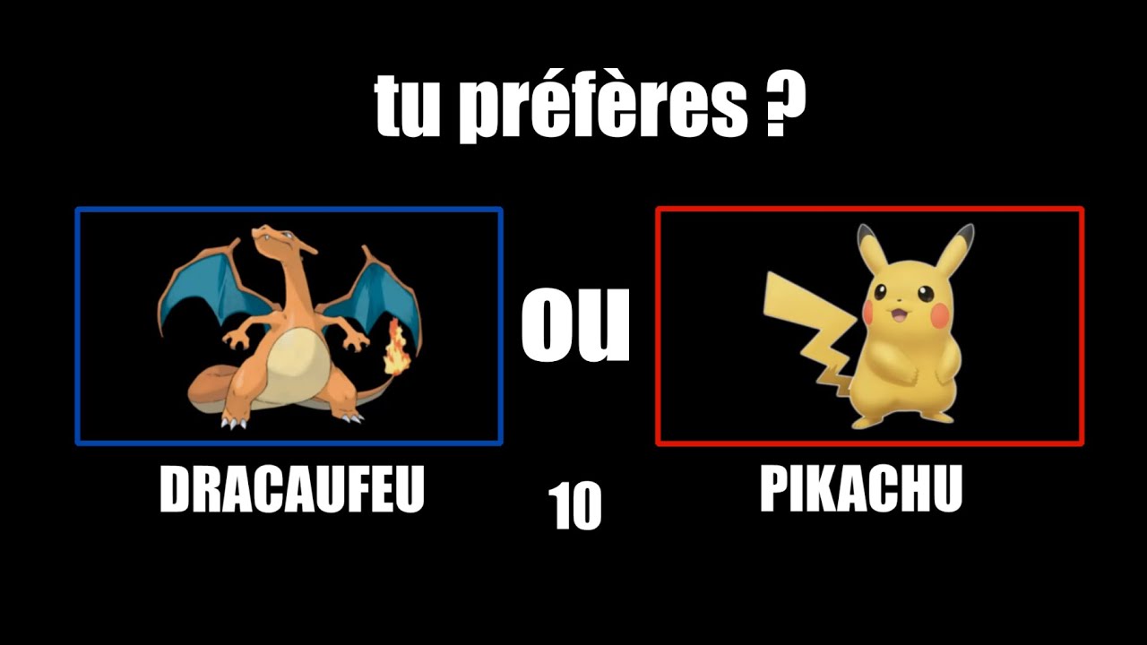 TU PREFERES ? POKEMON GEN 1 EDITION - YouTube