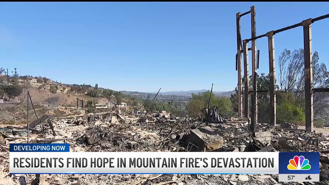 Firefighters get better handle of Mountain Fire with 42% containment ...