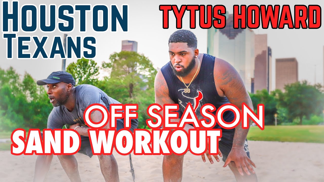 The NFL Journey: Off Season Sand Training (Tytus Howard and Coach ...