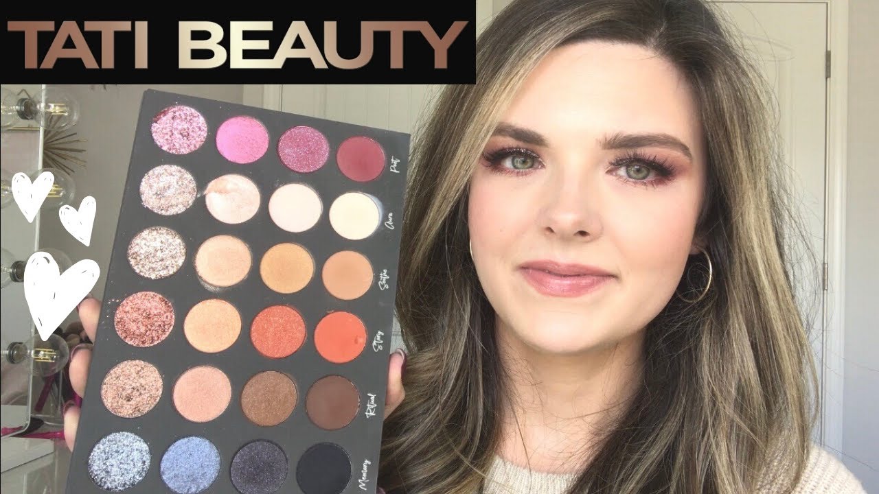 Tati Beauty Textured Neutrals Eyeshadow Palette! First Impression and ...