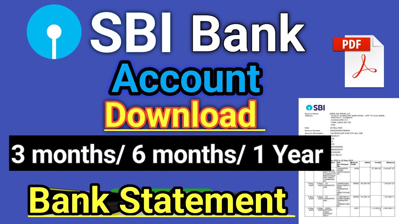 SBI Statement Pdf Download | Download | Download Sbi Statement Pdf ...