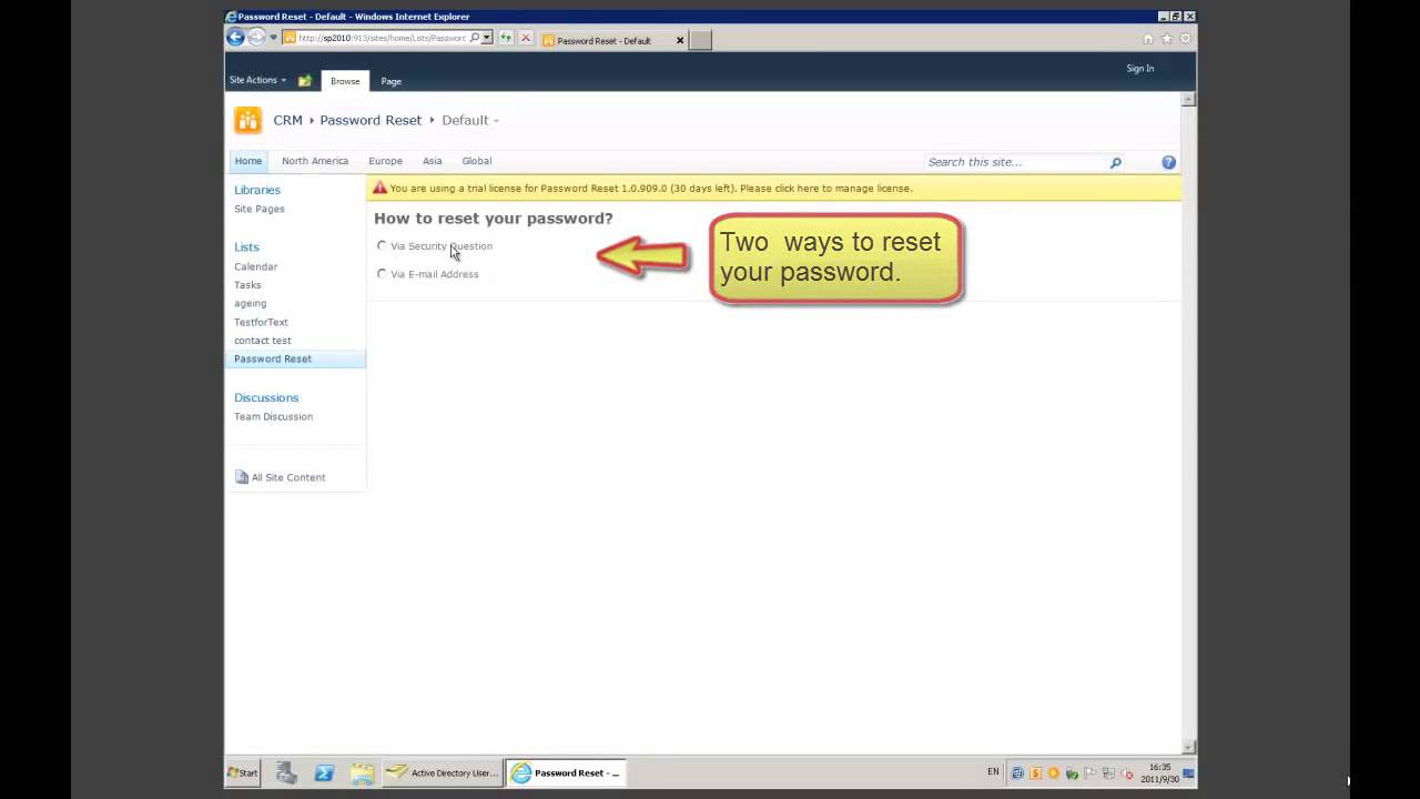 SharePoint Password Reset from BoostSolutions - YouTube