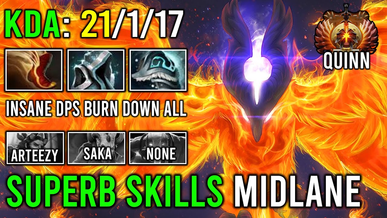 EPIC PRO 14K MMR Mid Carry Phoenix Superb Skill DPS Burn Non-stop ...