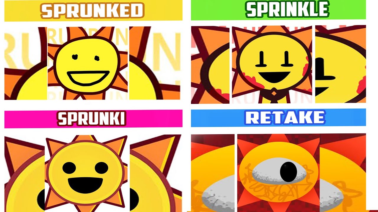 All Sounds - Incredibox Sprunked VS Sprinkle VS Retake VS OG Sprunki ...