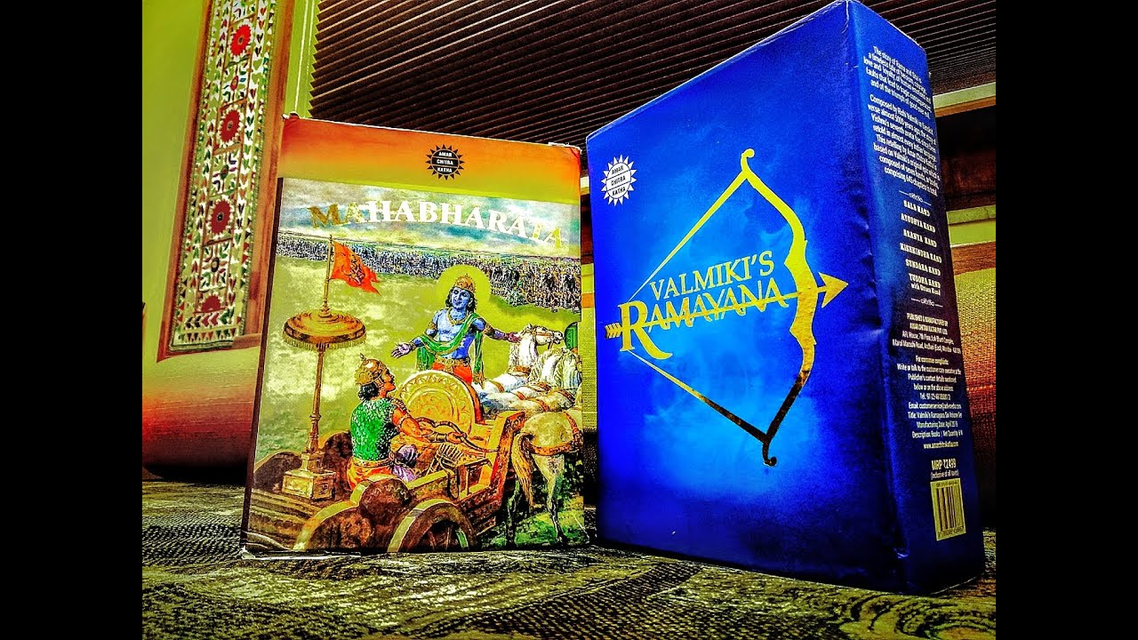 Amar Chitra Katha Mahabharat And Ramayana Collection - YouTube