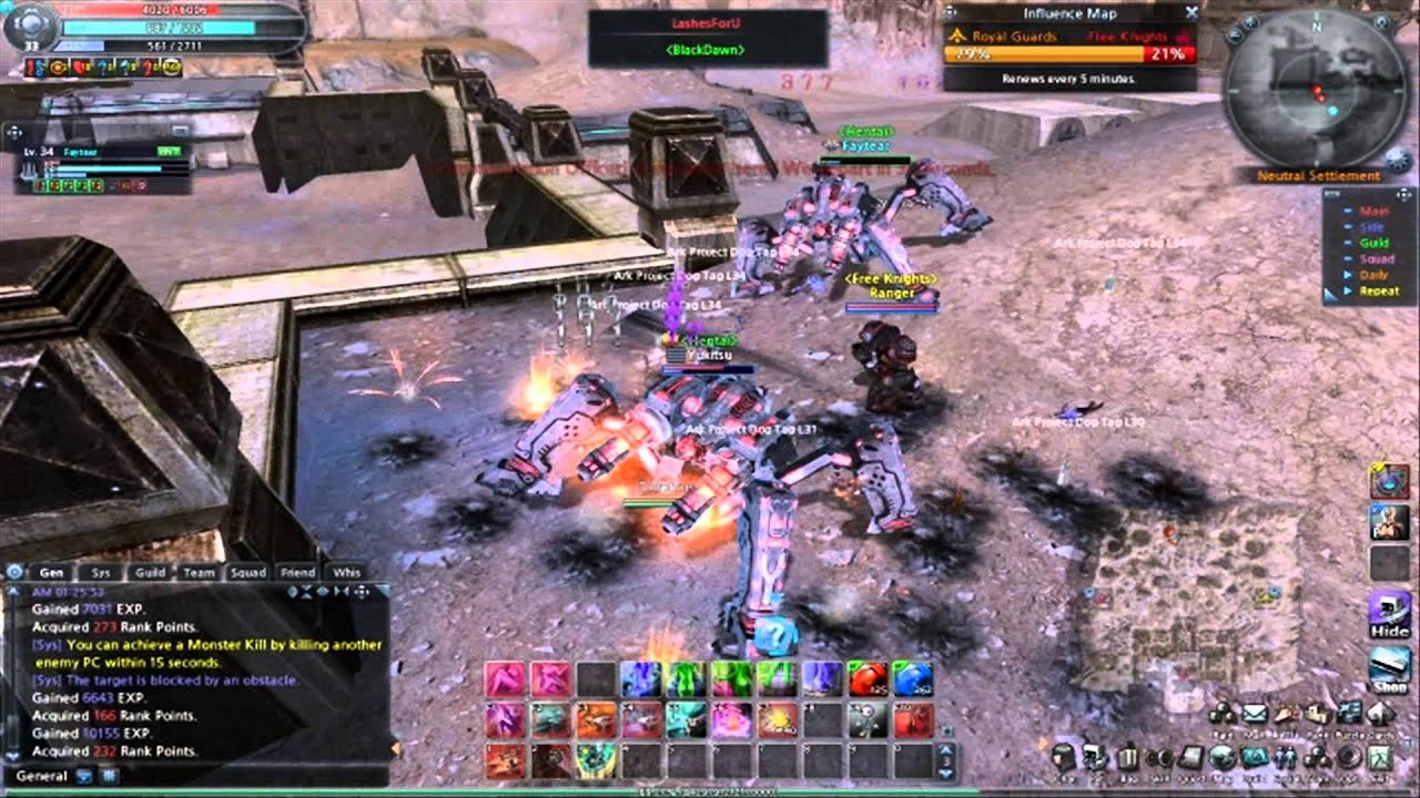 Scarlet Blade: Strider Mech Carnage - YouTube