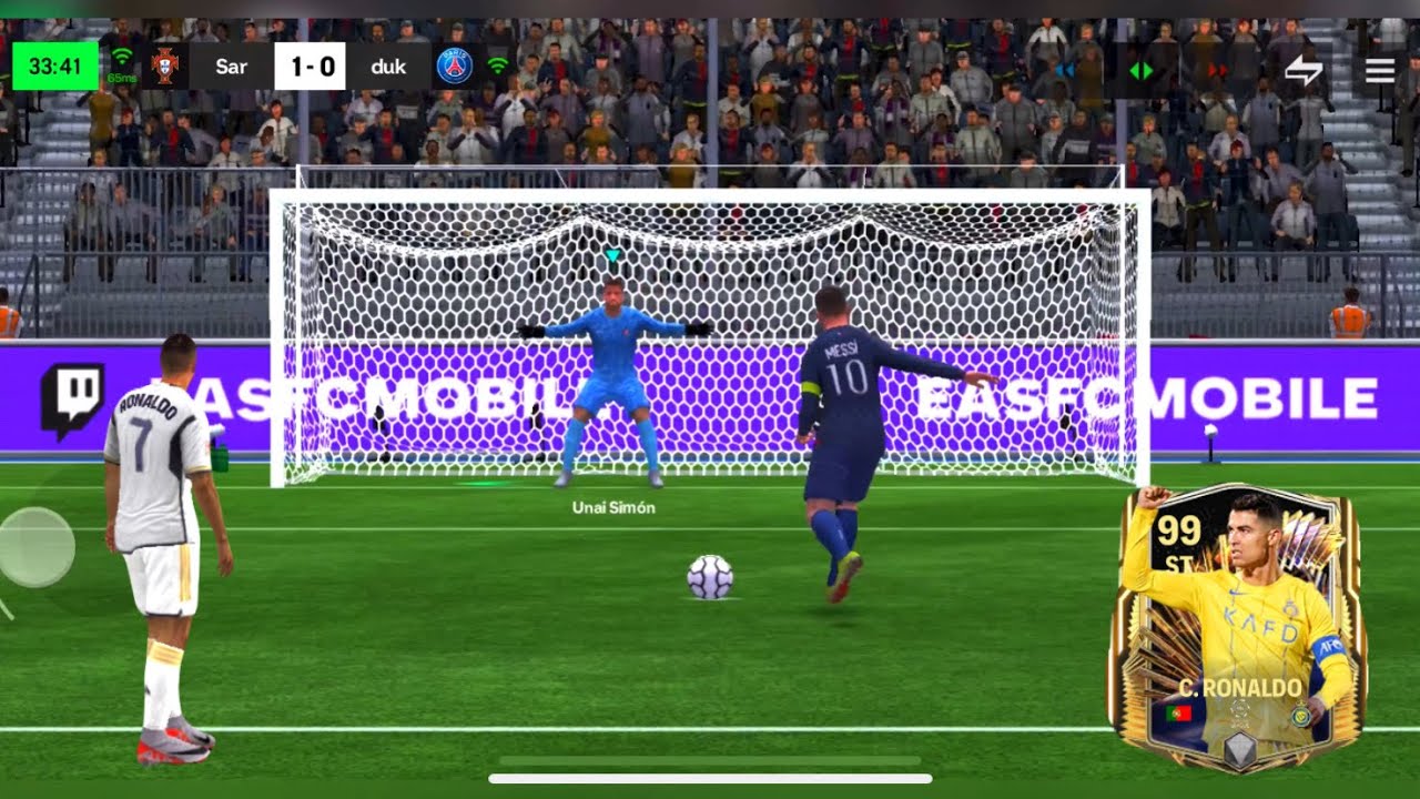 Fc mobile best cr7 vs Messi | ea fc mobile cr7 H2H match Fc24 ultimate ...