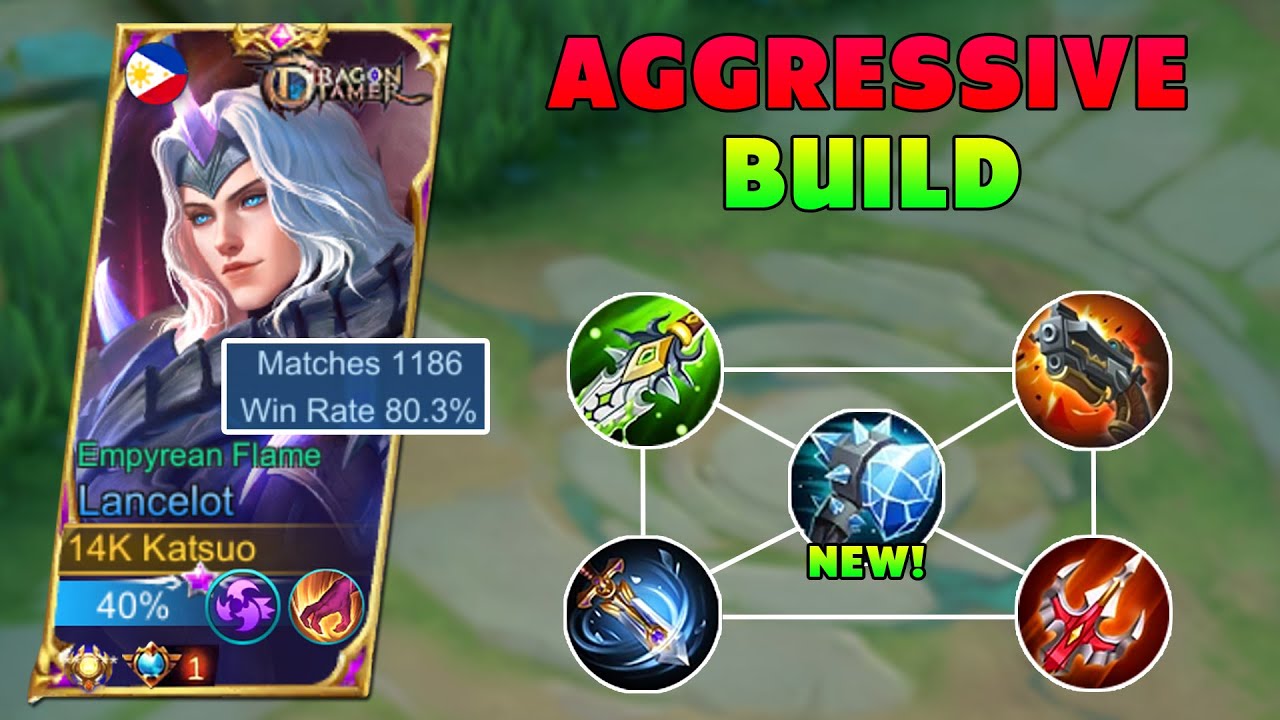 LANCELOT NEW INSANE AGGRESSIVE & MOST PERFECT HIGH DAMAGE BUILD FOR ...