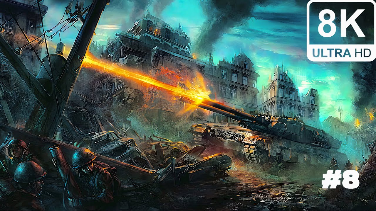 BATTLE OF TANKS LOOKS ABSOLUTELY TERRIFYING | Realistic graphics [8K ...