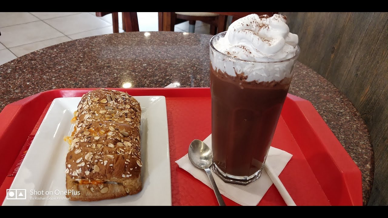 Cafe Coffee Day's Tandoori Chicken Sandwich & Belgian Cold Chocolate ...