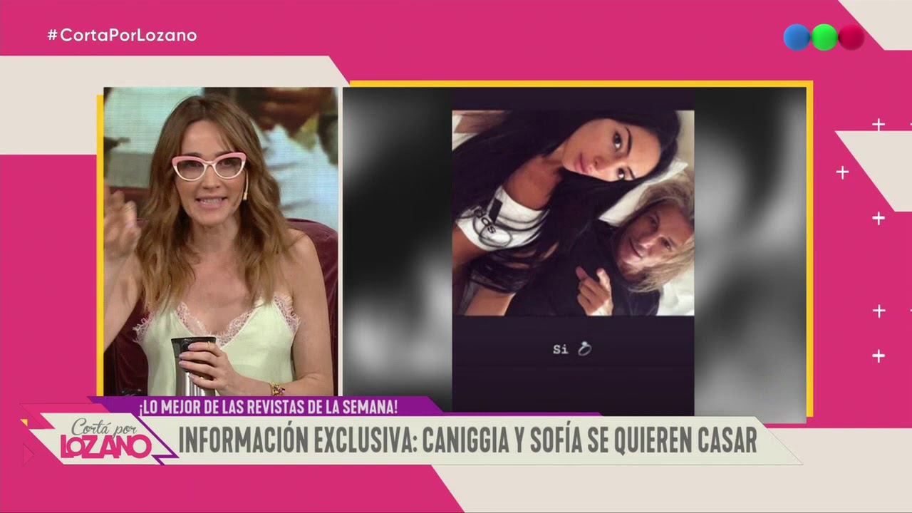 ¡Claudio Caniggia se va a casar con Sofía Bonelli! - Cortá por Lozano ...