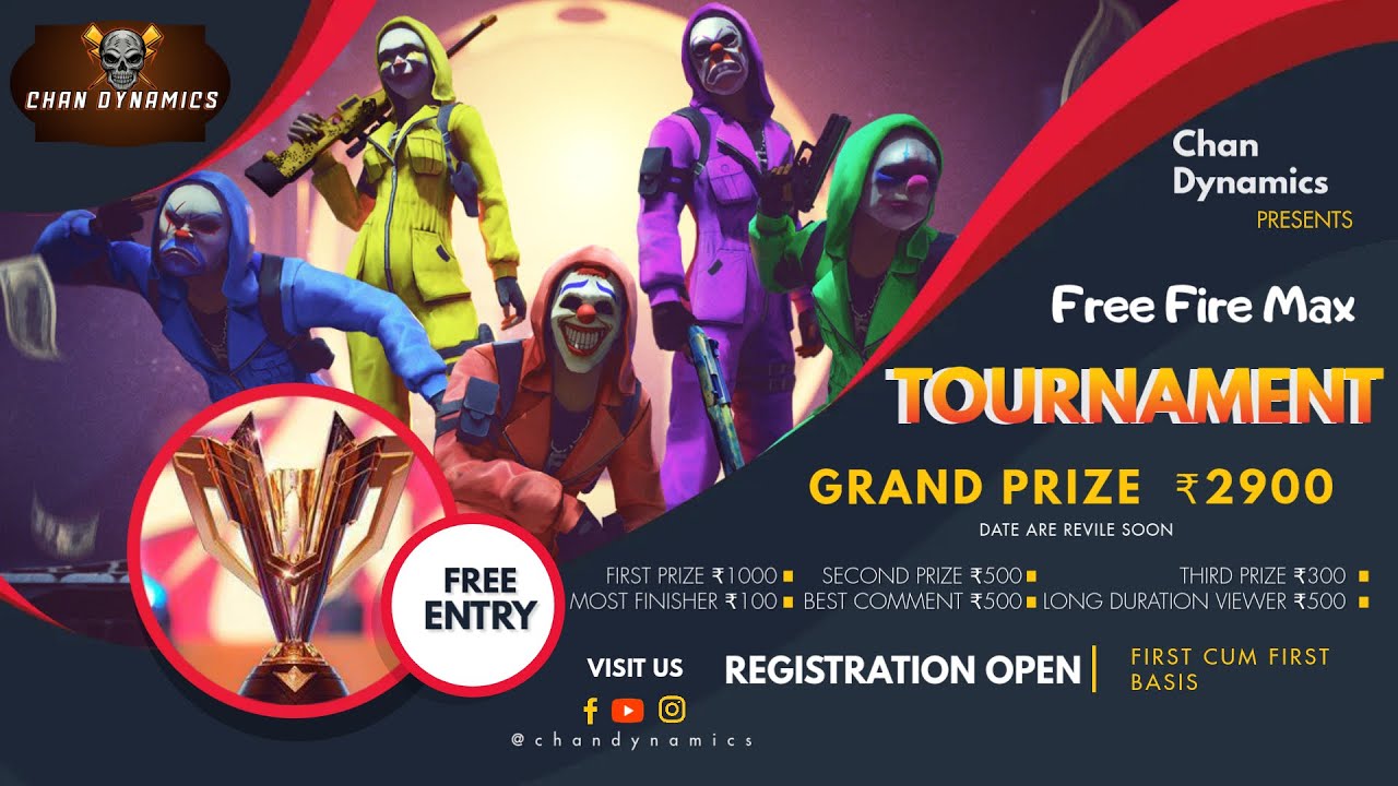 FREE FIRE MAX TOURNAMENT 🔥 FREE FIRE MAX TOURNAMENT BY CHAN DYNAMICS ️ ...