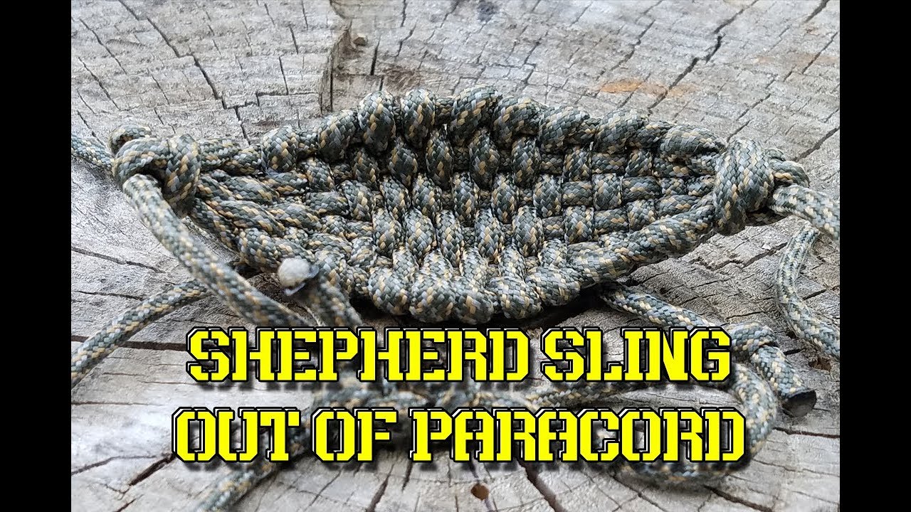 Paracord Shepherd Sling - YouTube