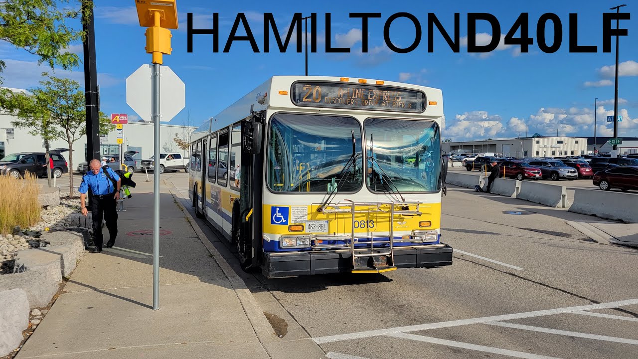 Hamilton Flyer! - HSR (Hamilton Street Railway) 2008 New Flyer D40LF No ...