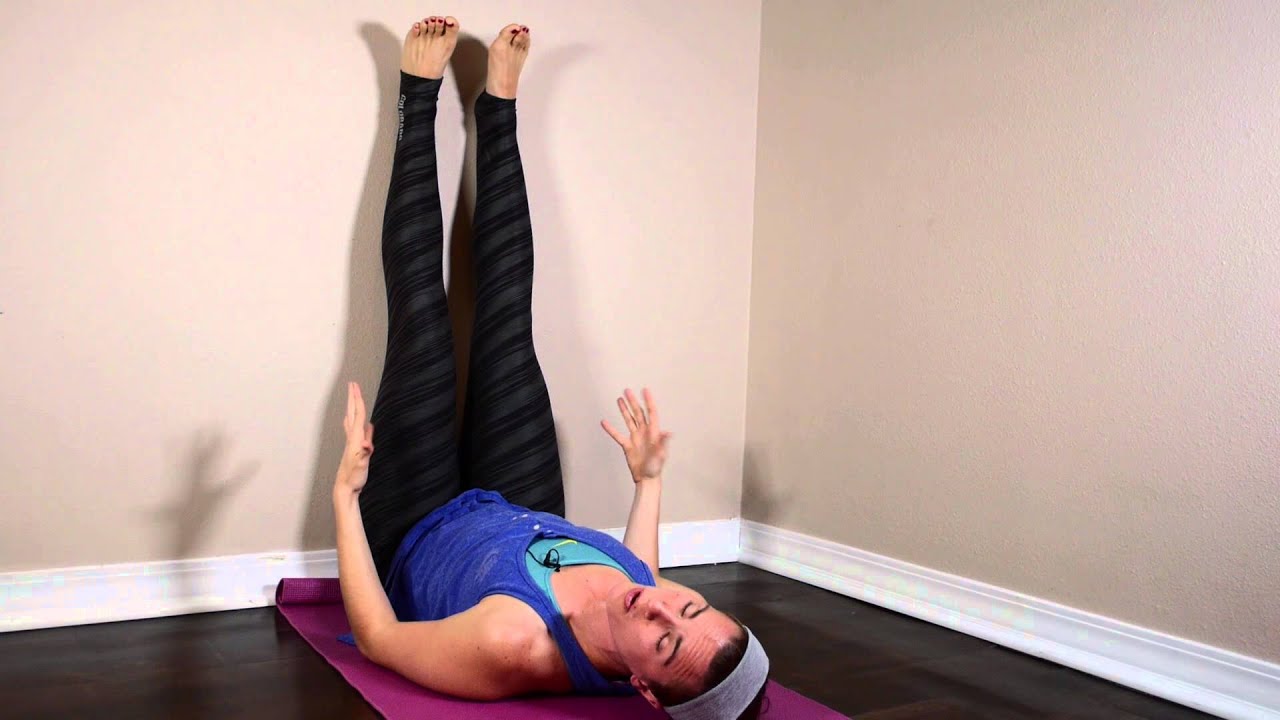 Pre Bedtime Decompression Yoga Poses - YouTube